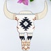 Aztec Bull Skull Sign SVG, Bull Skull Wood Sign Svg, Door Sign Svg ...