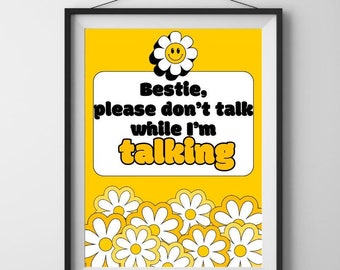 no talking back sign