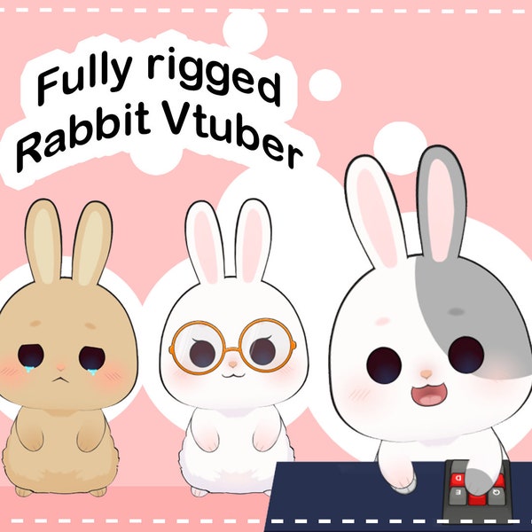 Bunny Vtuber Model - Etsy