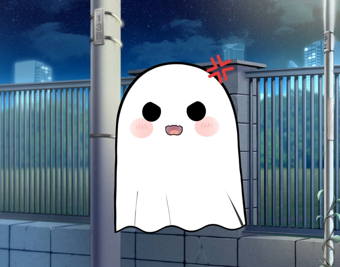 Chibi Ghost Vtuber Fully Rigged Live2d Model - Etsy