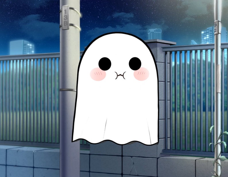 Chibi Ghost Vtuber Fully Rigged Live2d Model - Etsy
