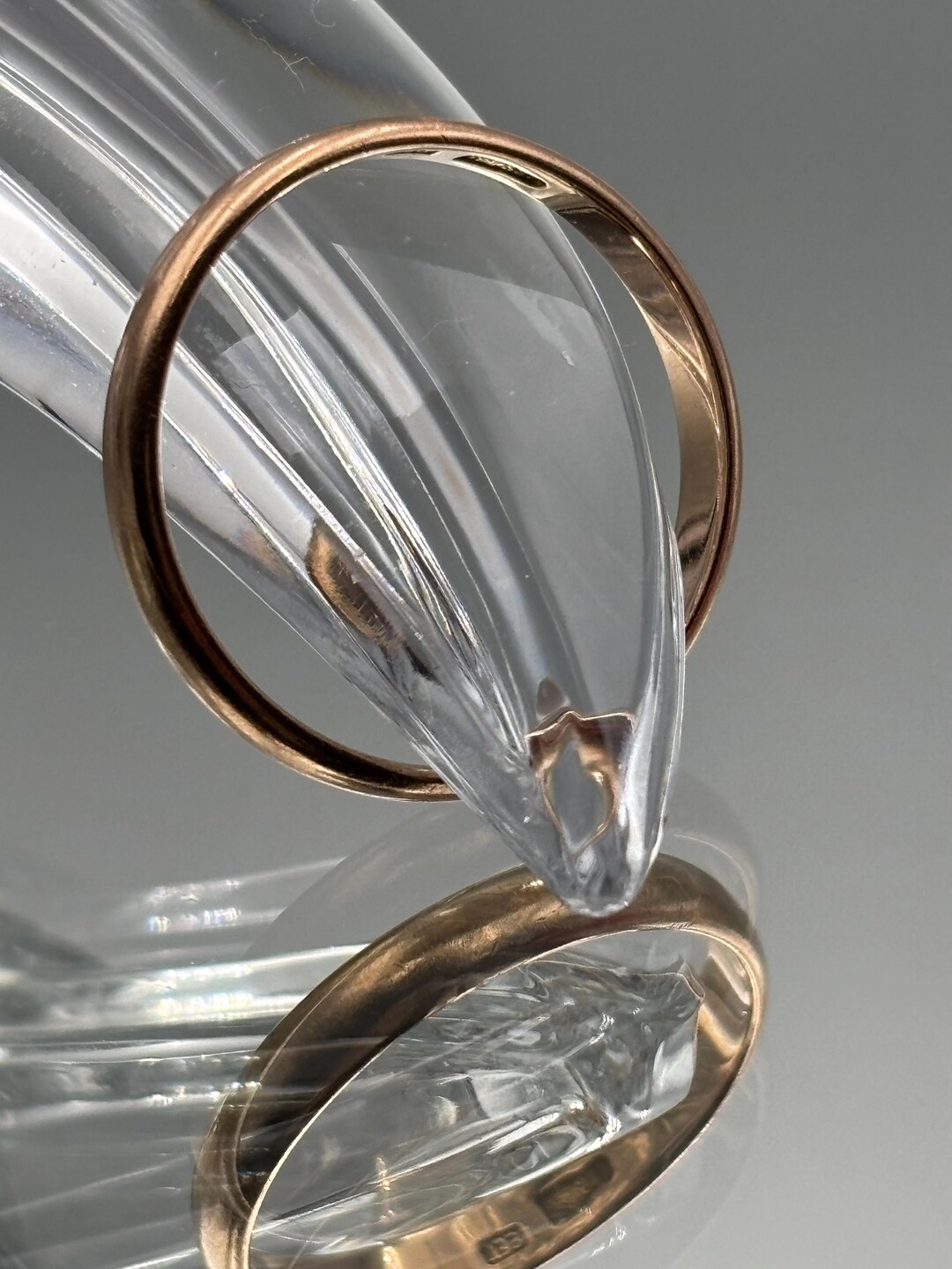 USSR Period - Original Soviet Vintage Chic Ring Made of Rose Gold 583 ...