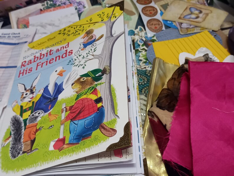 Unembellished Little Golden Book, Junk Journal, Unembellished Journal ...