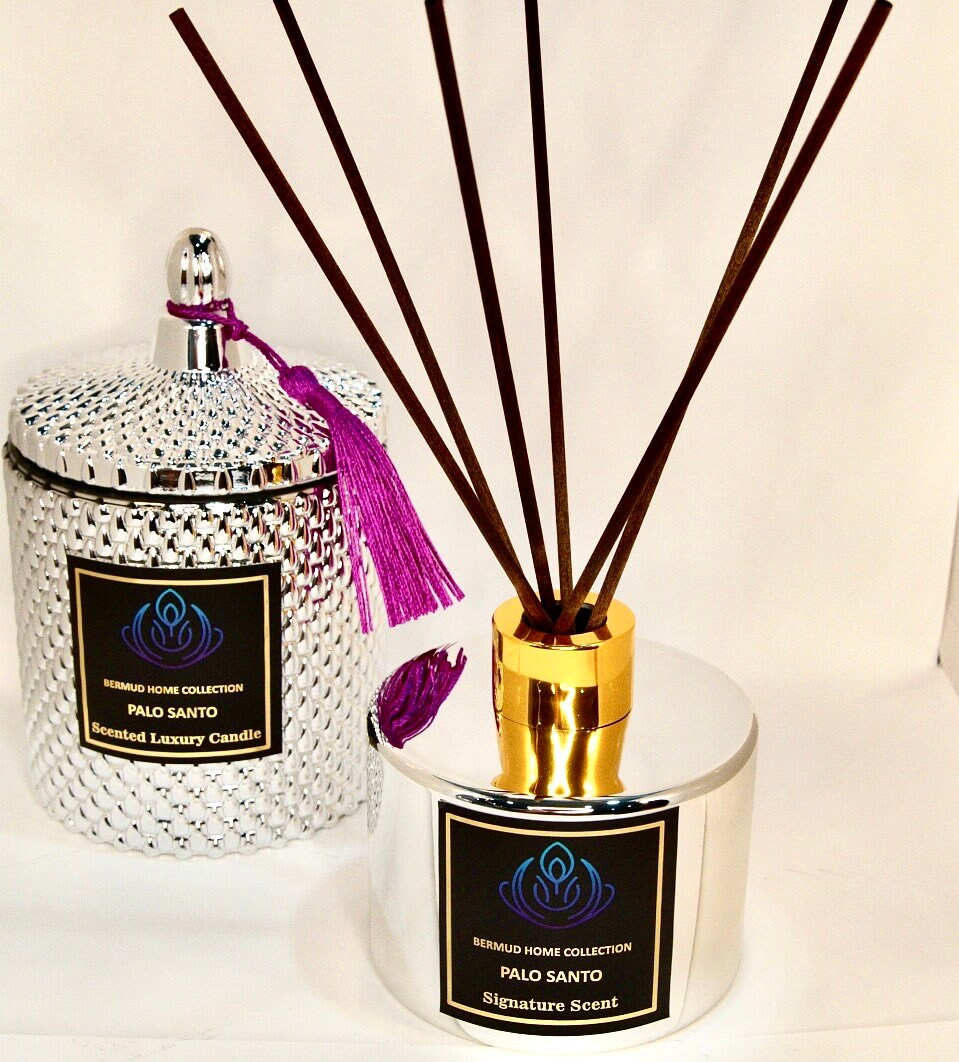Palo Santo Reed Diffuser Oil/ 6OZ/ Reed Diffuser/ Palo Santo /silver ...