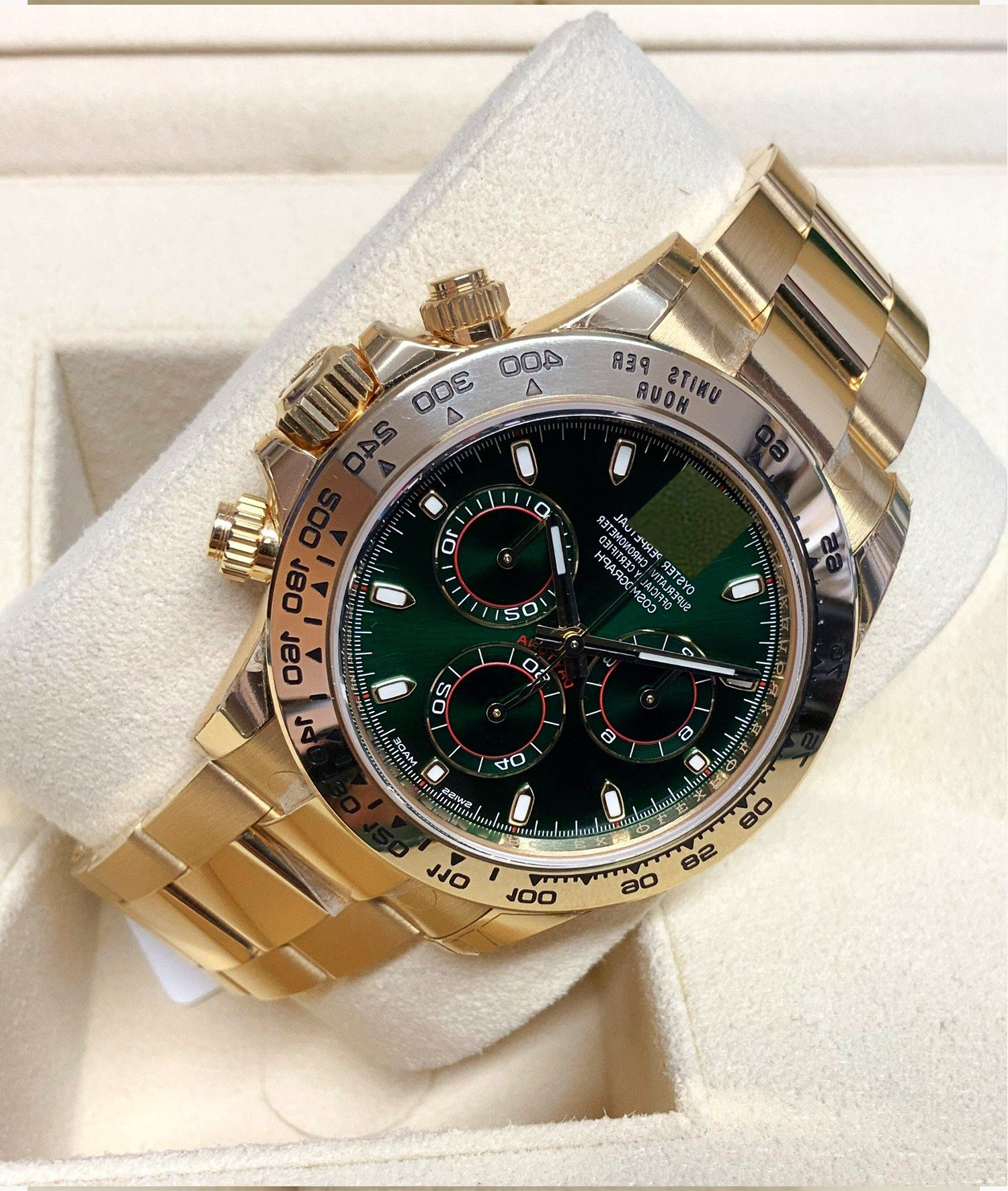 Daytona Green Gold Watch Men Watches Daytona Gold - Etsy