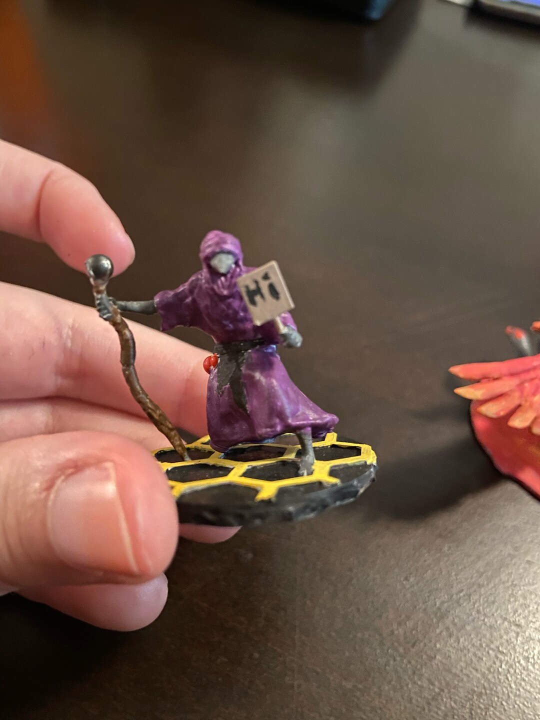 Personalized 3D Printed Painted DND Mini Fig - Etsy