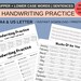 Printable Handwriting Worksheets13 Pages English Handwriting Practice ...