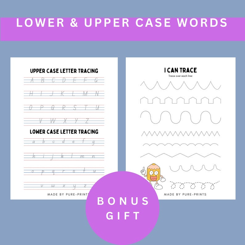 Printable Handwriting Worksheets13 Pages English Handwriting Practice ...