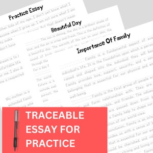 English Handwriting Practice Printable Sheets for Uppercase & Lowercase ...