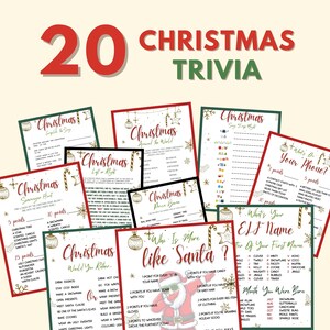 Christmas Mega Game Bundle | Printable Christmas Games for Kids and ...