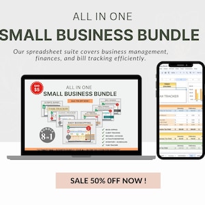 Small Business Bundle: Bookkeeping, Inventory, Order Tracker (google ...