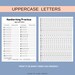 Printable Handwriting Worksheets13 Pages English Handwriting Practice ...