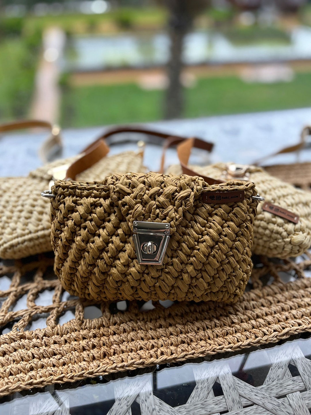 Mini Woven Bag - Etsy