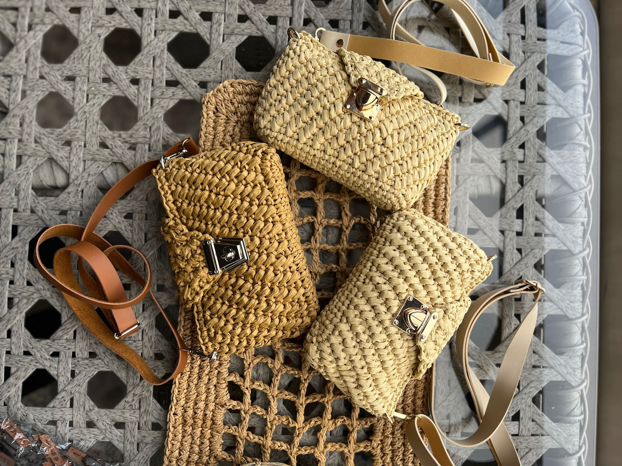 Mini Woven Bag - Etsy