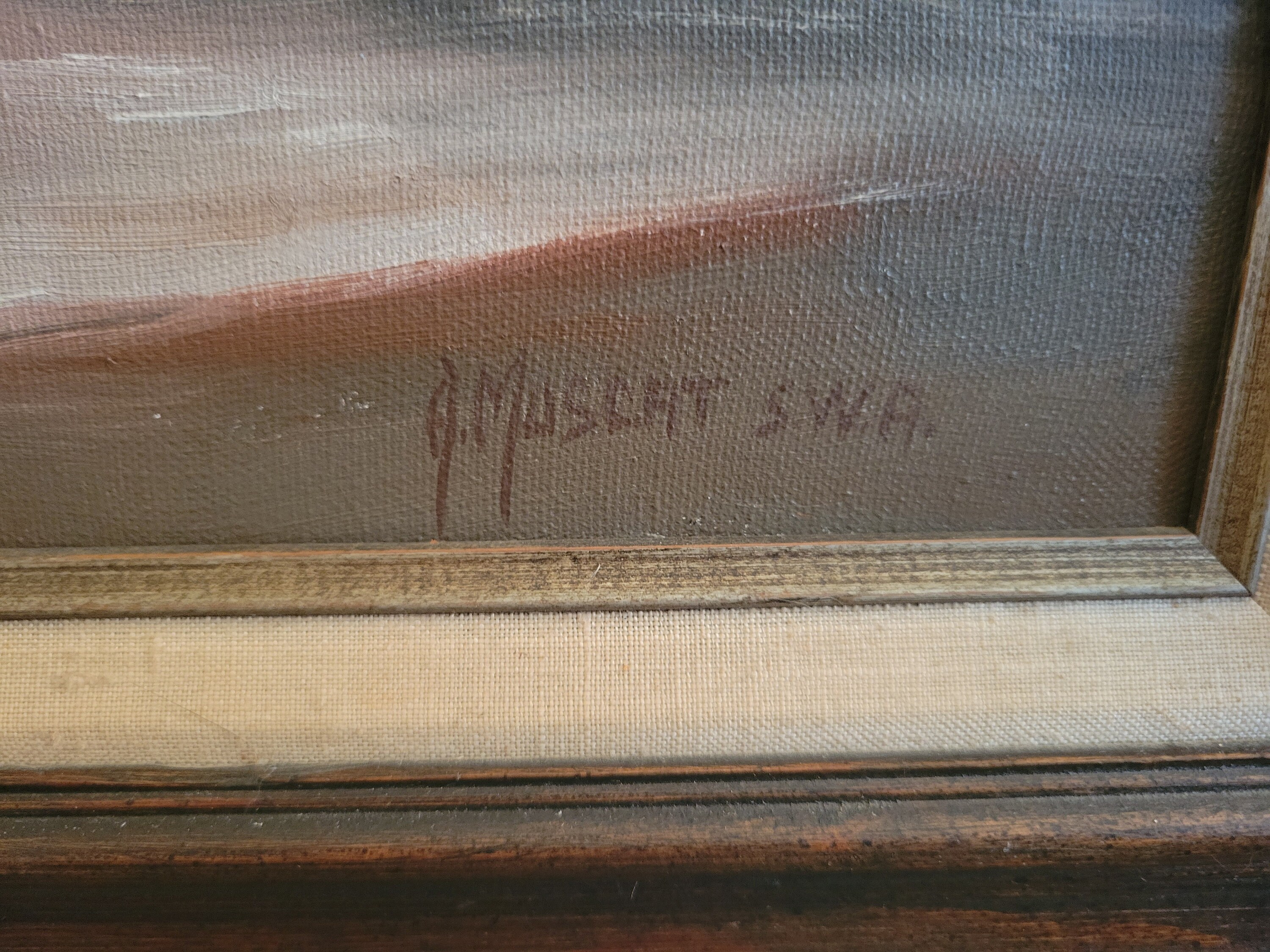 Sunset Over a Rocky Beach- Anthony Muscat S.W.A. Original Oil Painting ...