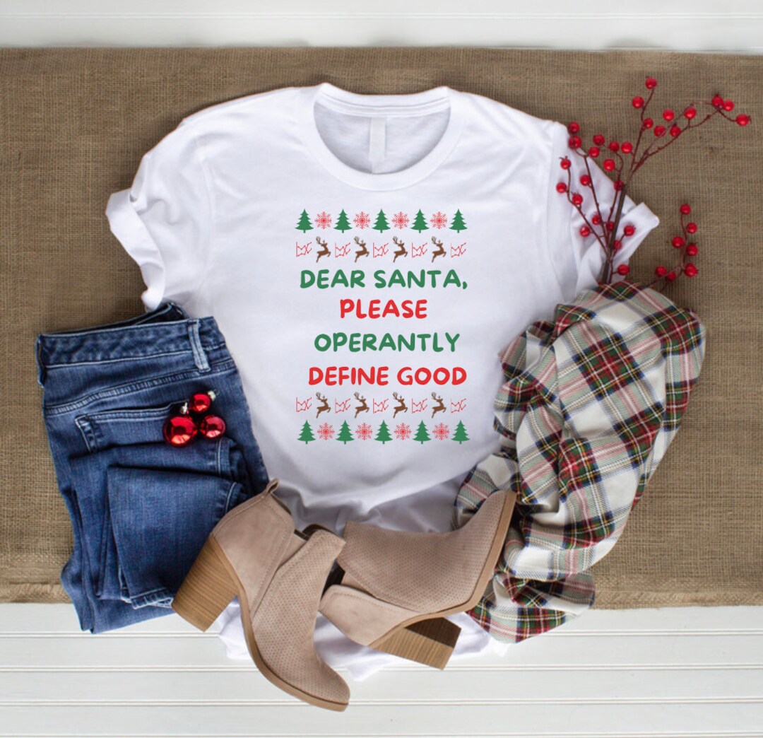 Dear Santa ABA | Christmas Letters | ABA | Christmas Shirt - Etsy