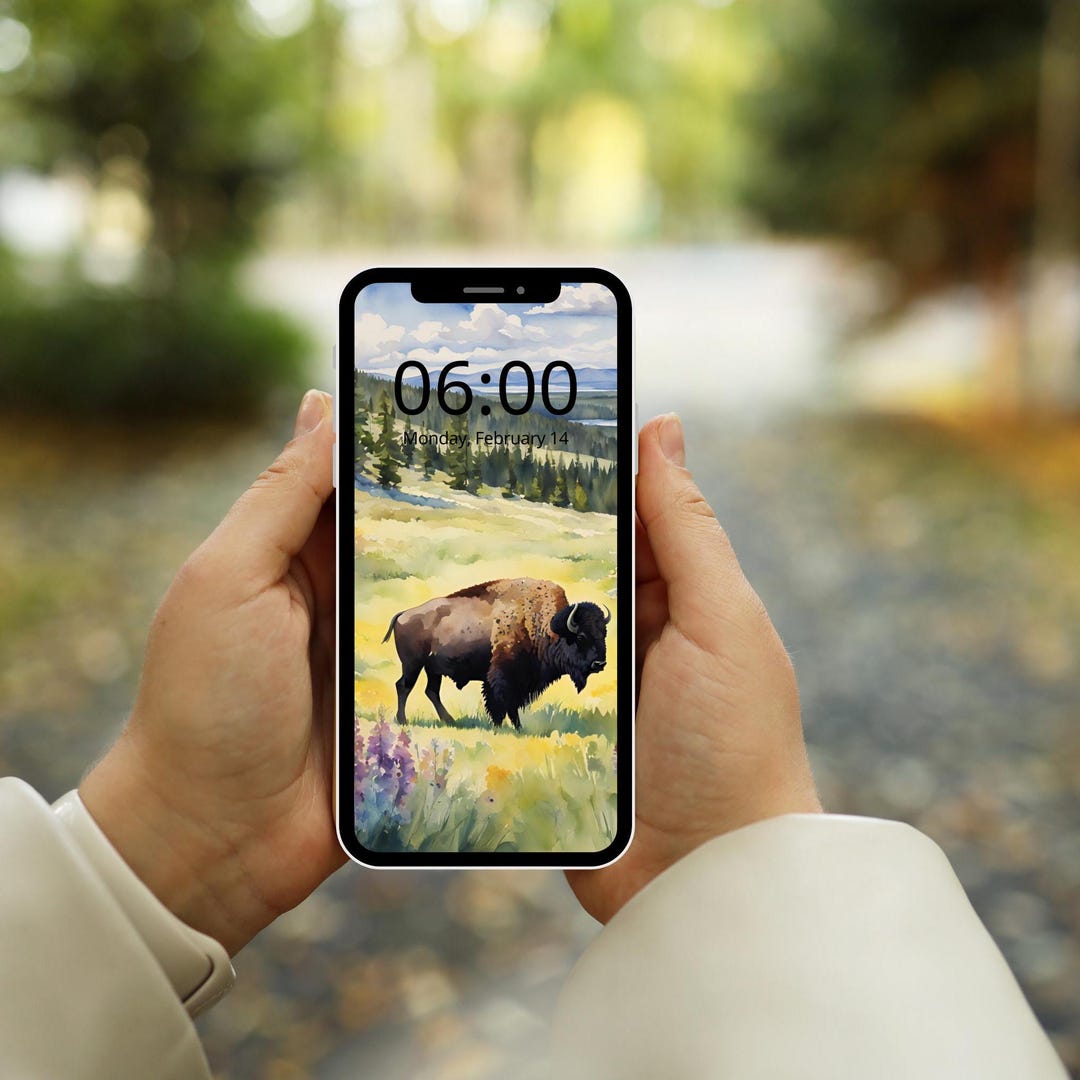 Yellowstone Bison Screen Saver, Phone Wallpaper Yellowstone ...