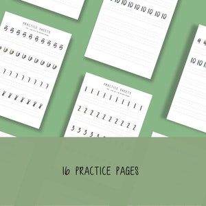 Handwriting Practice Sheets | Faux Calligraphy Handwriting Worksheets ...