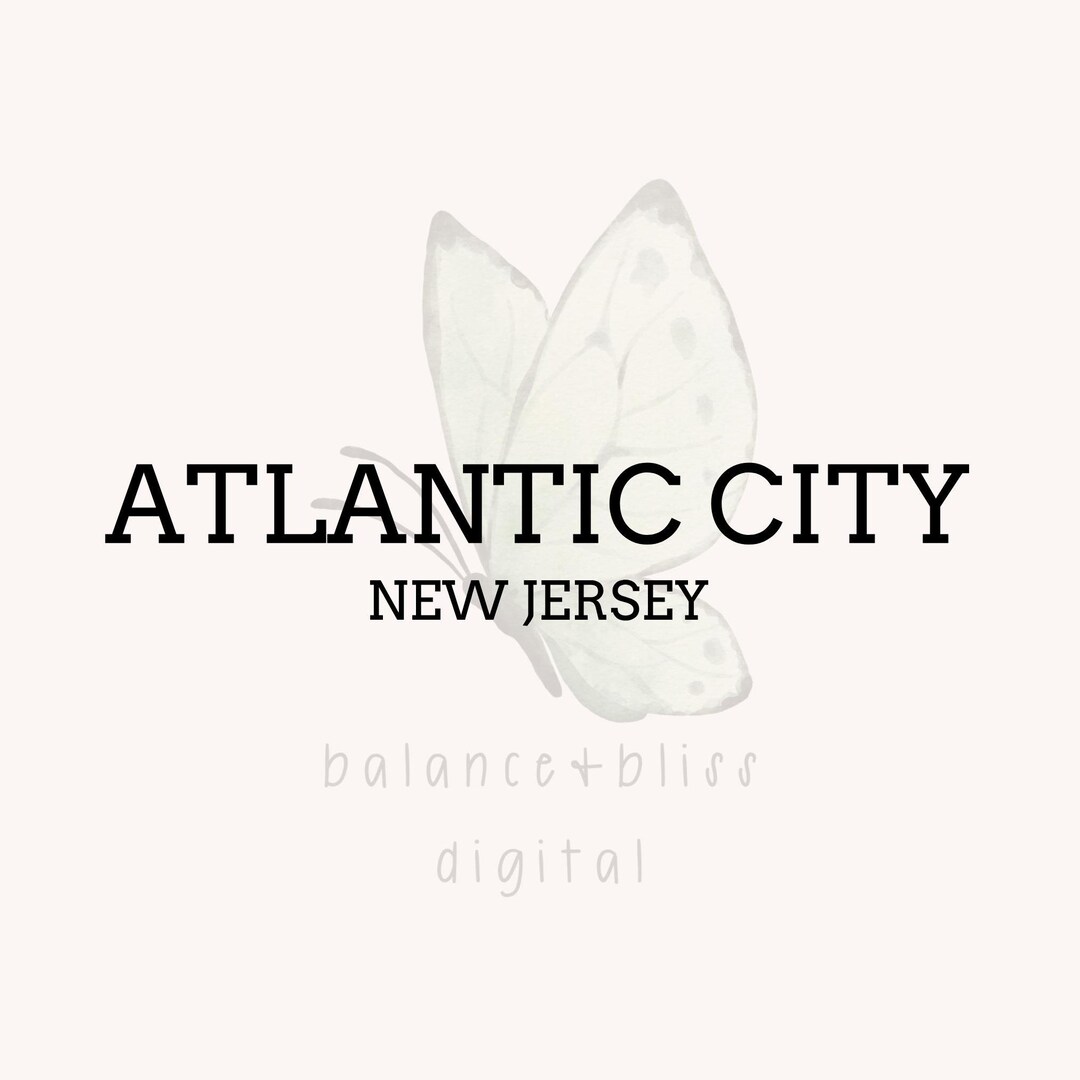 Atlantic City New Jersey SVG, AC Svg, AC Png, Atlantic City Svg, New ...