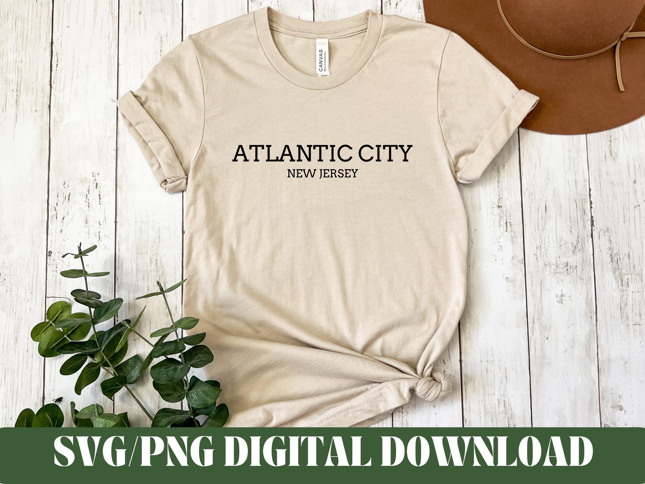 Atlantic City New Jersey SVG, AC Svg, AC Png, Atlantic City Svg, New ...
