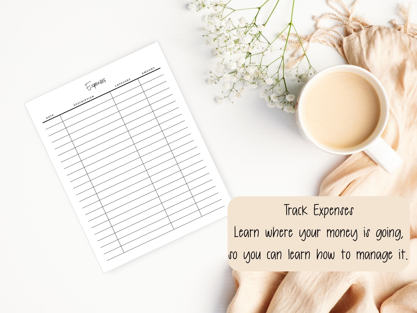 Printable Expense Tracker With Categories Printable Expense Tracker ...