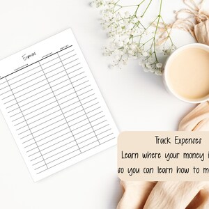 Printable Expense Tracker With Categories | Printable Expense Tracker ...