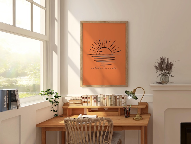 Catchin' Sunsets SVG, Sunrise Scene PNG, Sun Set Inspired SVG, Sunset ...
