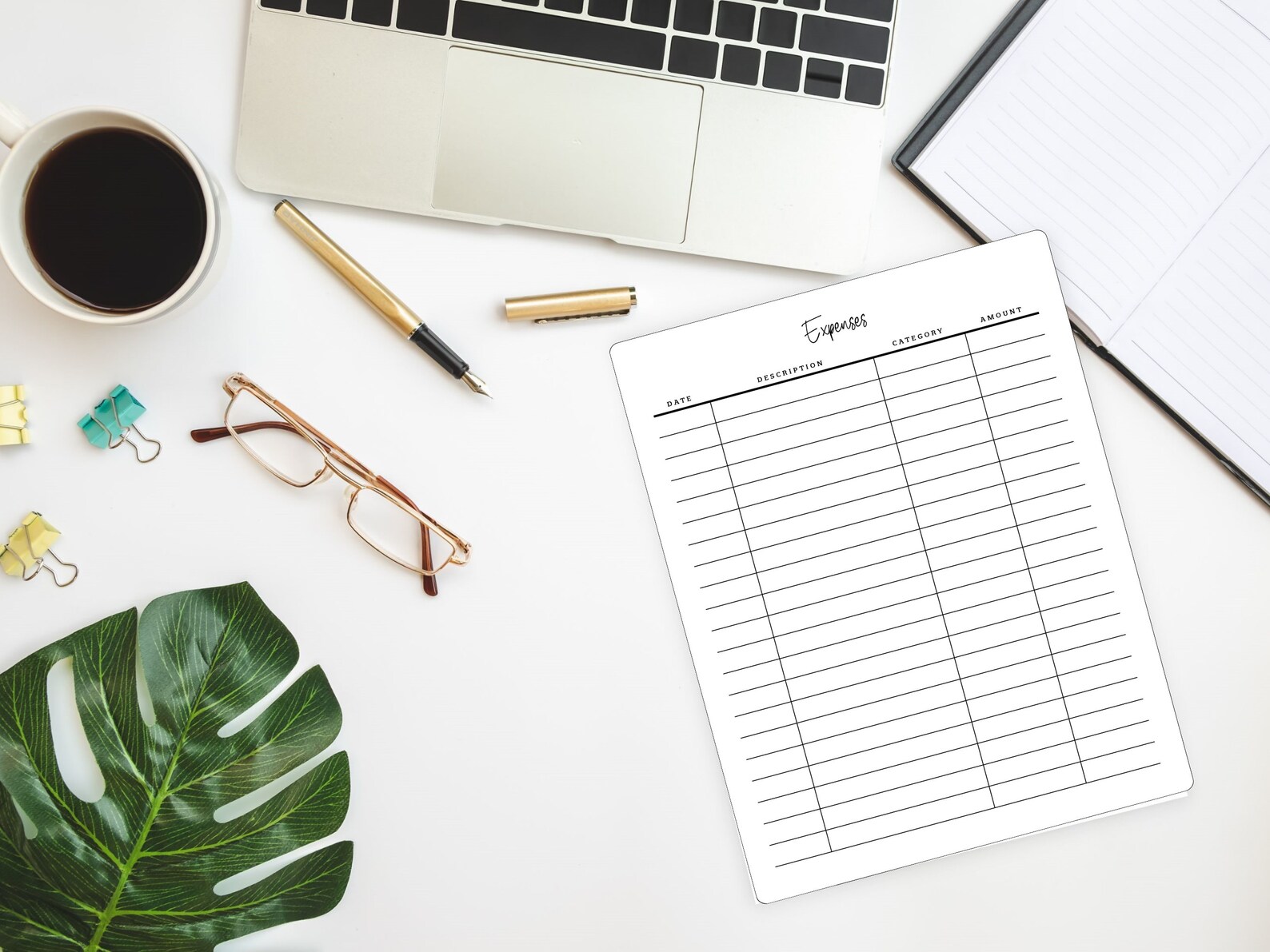 Printable Expense Tracker With Categories | Printable Expense Tracker ...