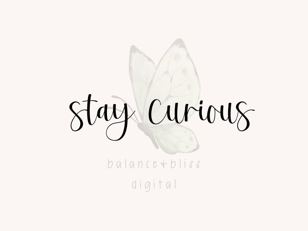 Stay Curious Svg, Inspirational Quote Svg, Motivational Svg, Positive ...