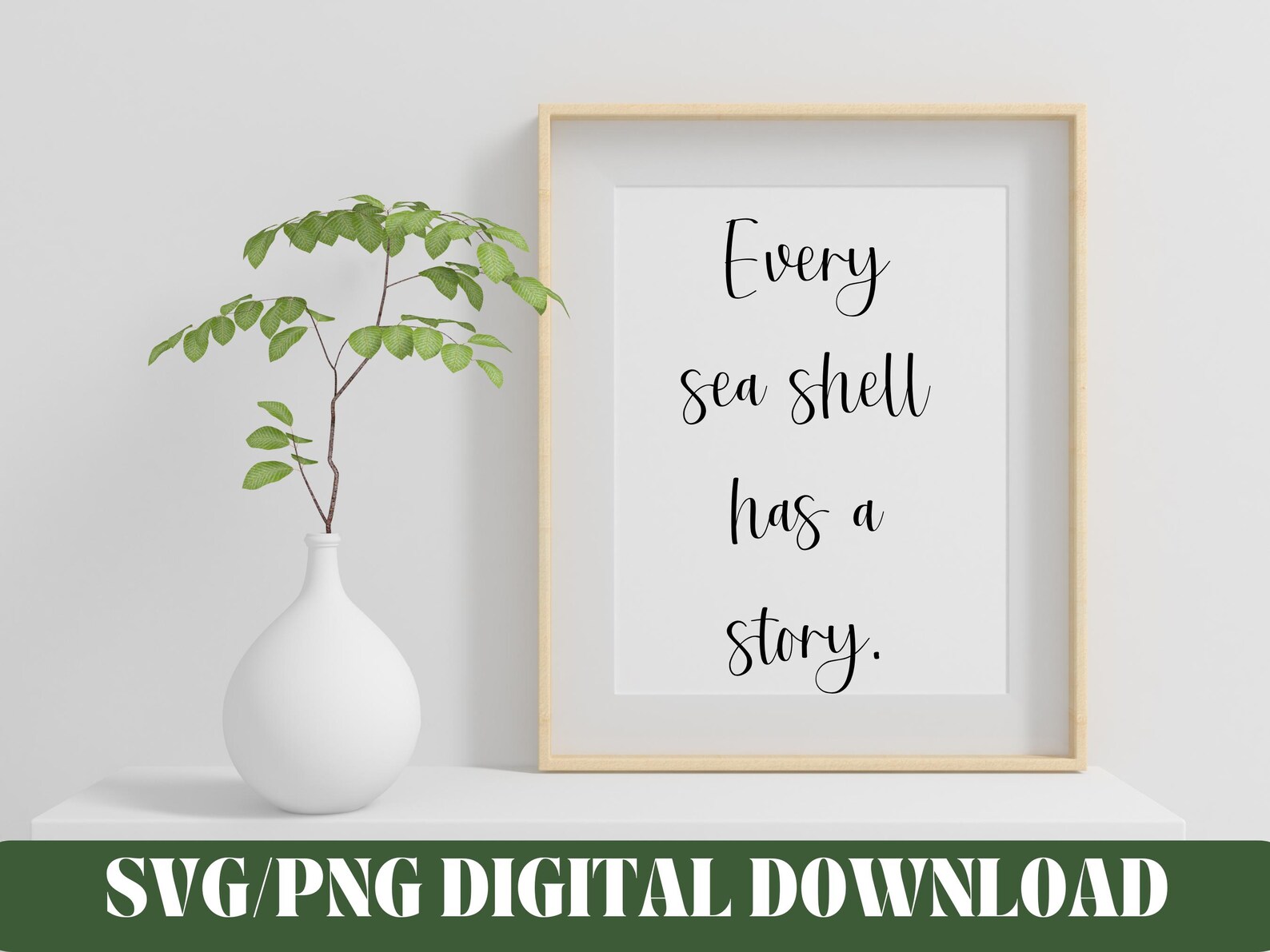 Every Seashell Has a Story SVG, Beach Quote SVG, Ocean Shell Cricut ...