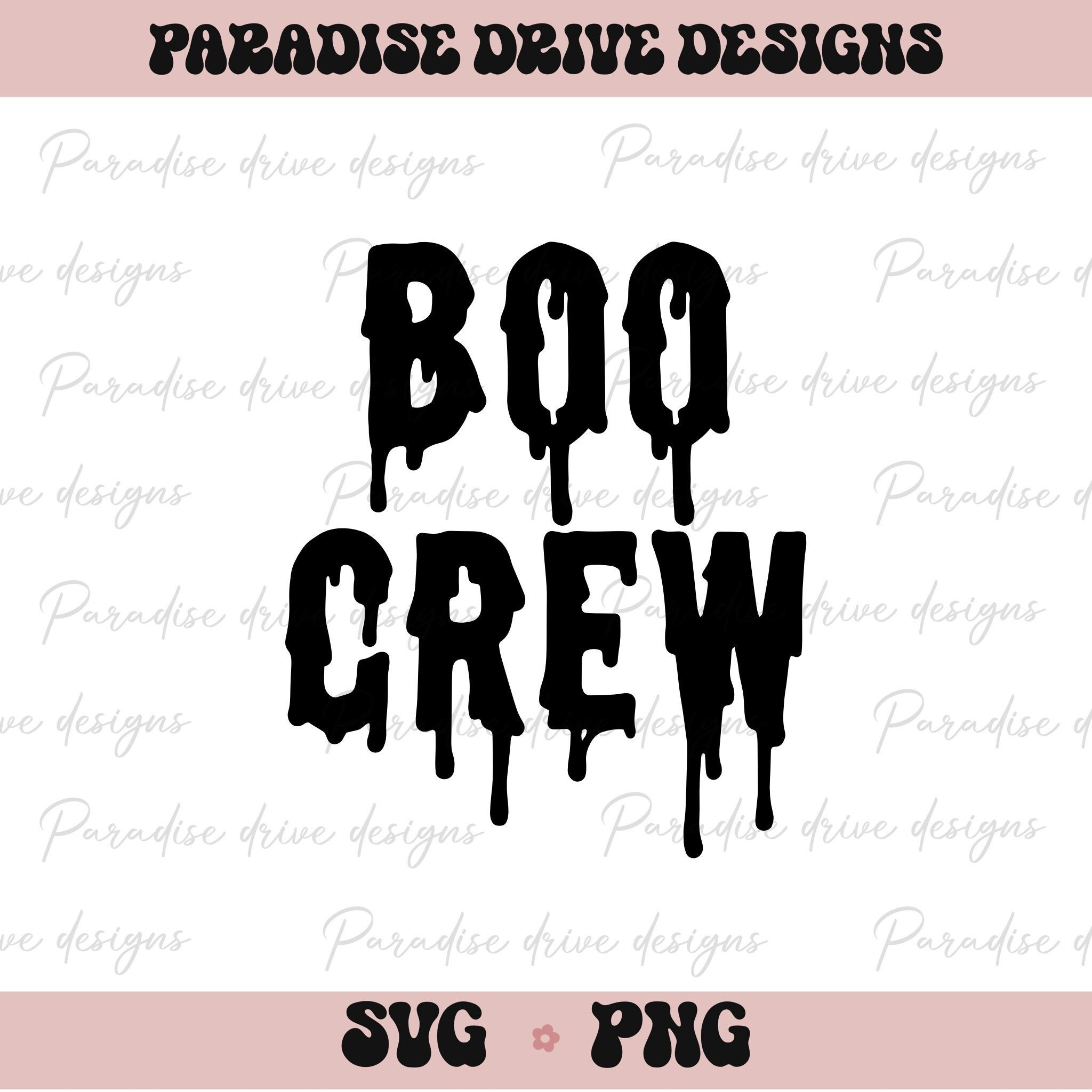 Boo Crew SVG PNG Cut File Cricut Silhouette Planner Graphic Teacher ...