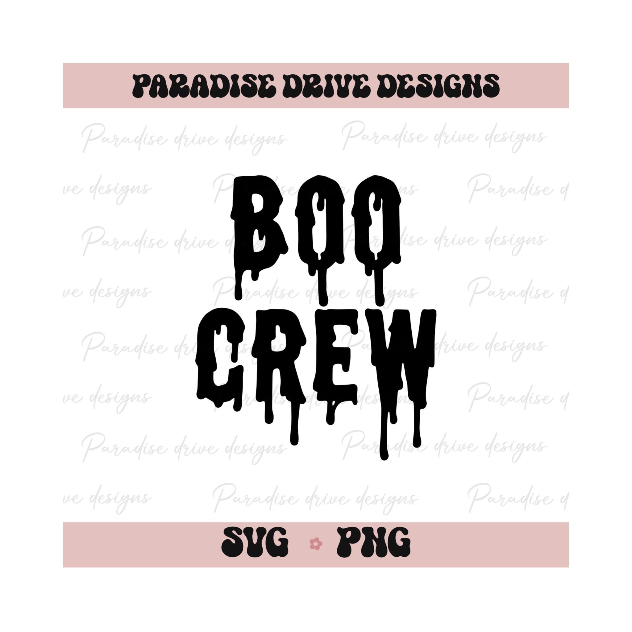 Boo Crew SVG PNG Cut File Cricut Silhouette Planner Graphic - Etsy