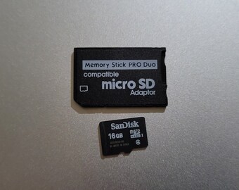 Psp Memory Card - Etsy