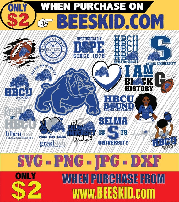 Selma College Svg HBCU Svg Collections HBCU Svg Football - Etsy