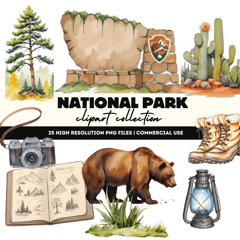 Park Clipart - Etsy