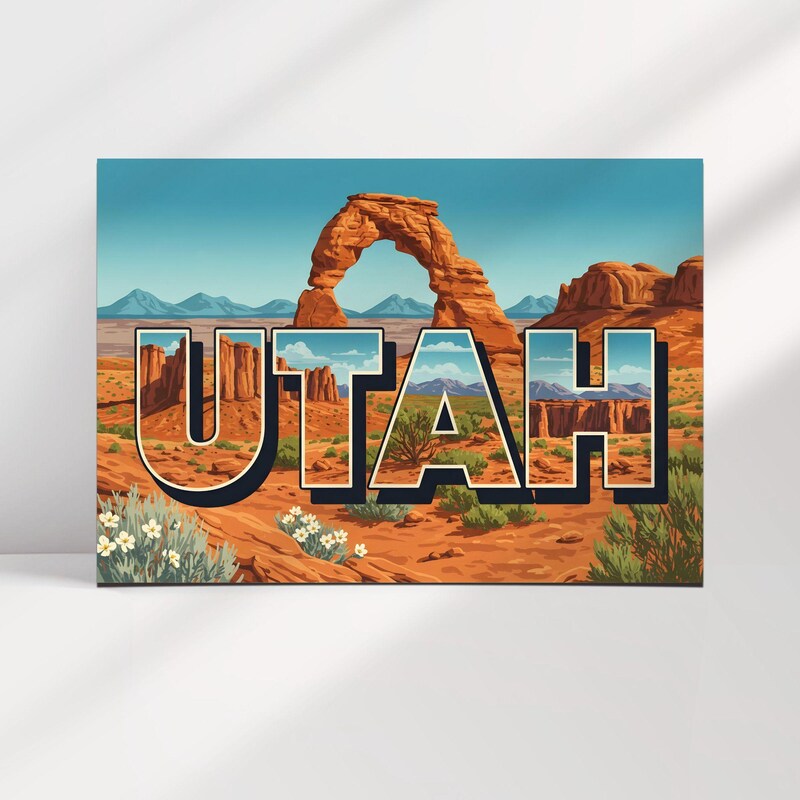 Utah Postcards - Etsy