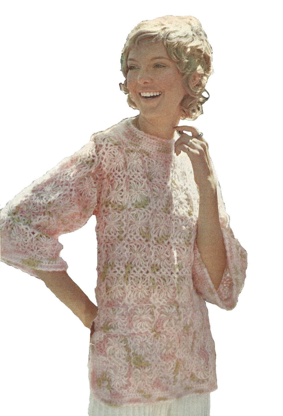 Crochet Pattern: Crazy Daisy Slipover - Etsy