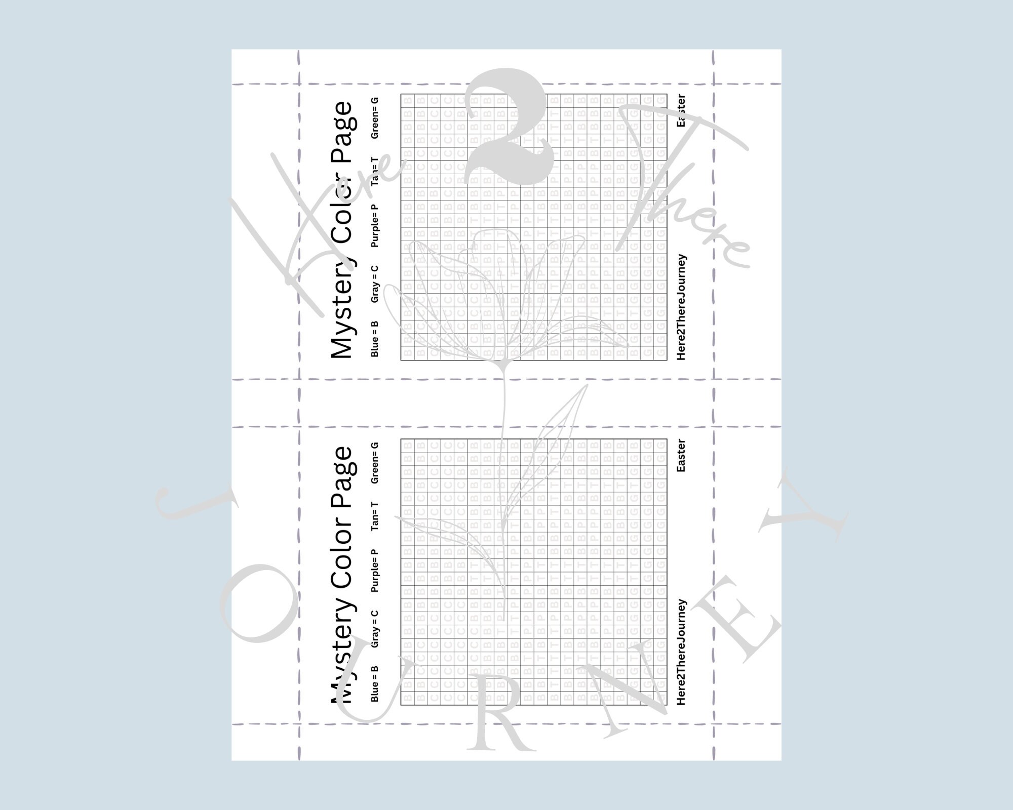 Mystery Easter Coloring Savings Challenge A6 and A5 Budget Binders ...