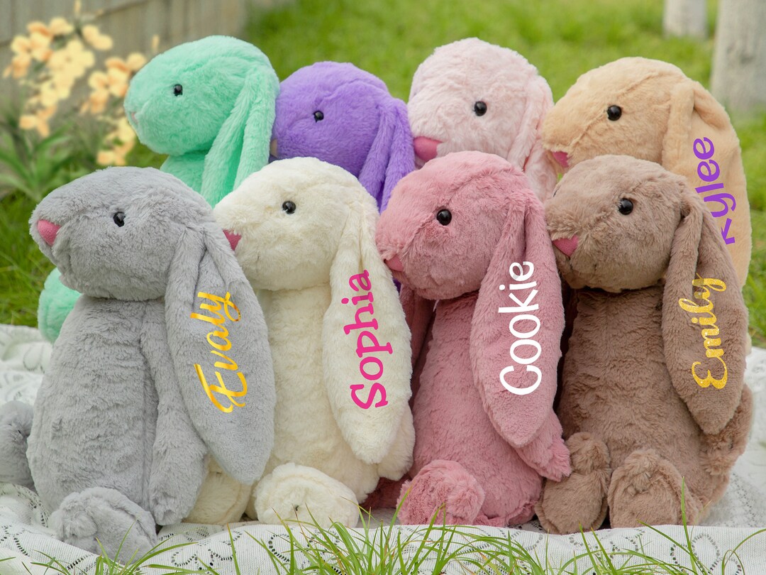 Newborn Stuffed Bunny Toy-custom Bunny Stuffed-personalized - Etsy