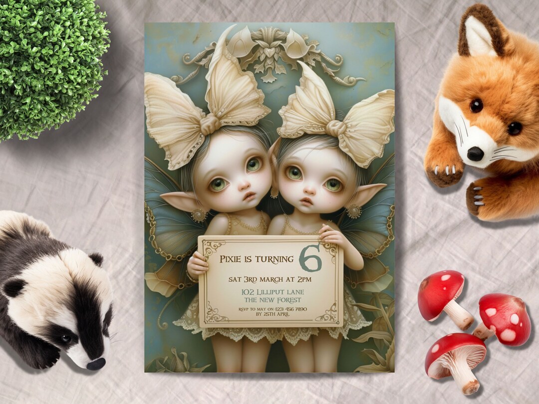 6th Birthday Party Invitation, INSTANT DOWNLOAD, Girl Turning Six ...