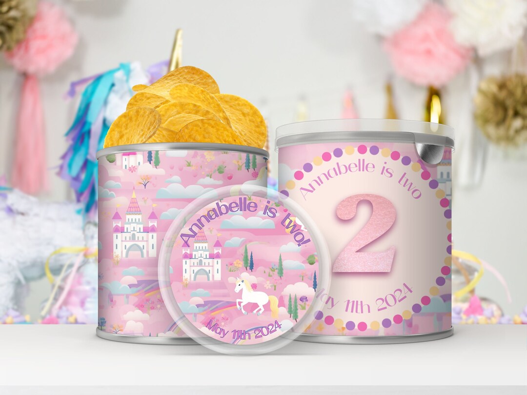 Party Favour for Mini 1.3 or 1.4 Oz Can, INSTANT DOWNLOAD, Unicorn ...