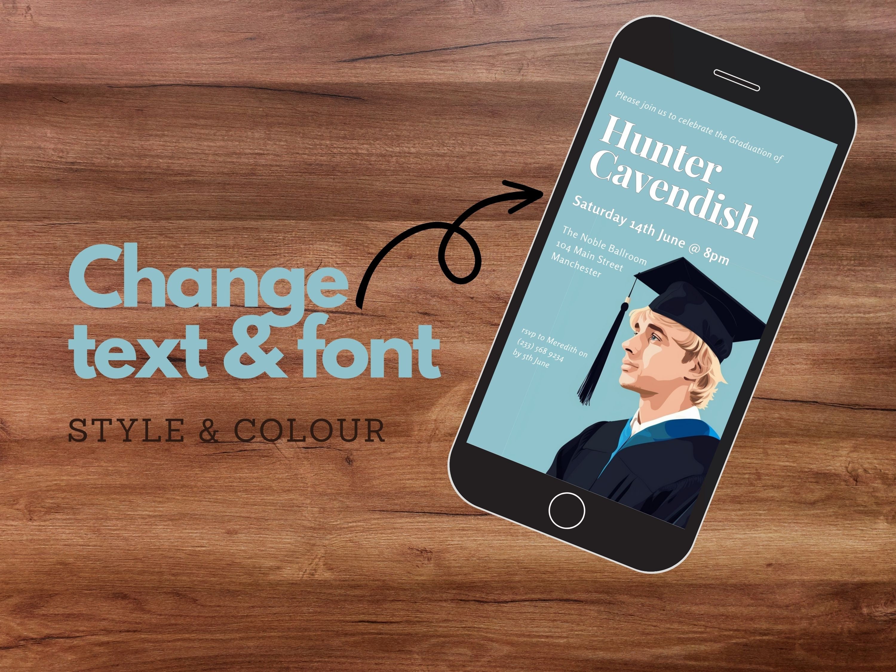 Graduation Party Invitation INSTANT DOWNLOAD College - Etsy