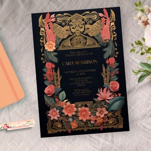 Mayan Party Invitation, INSTANT DOWNLOAD, Mayan Theme, South American ...