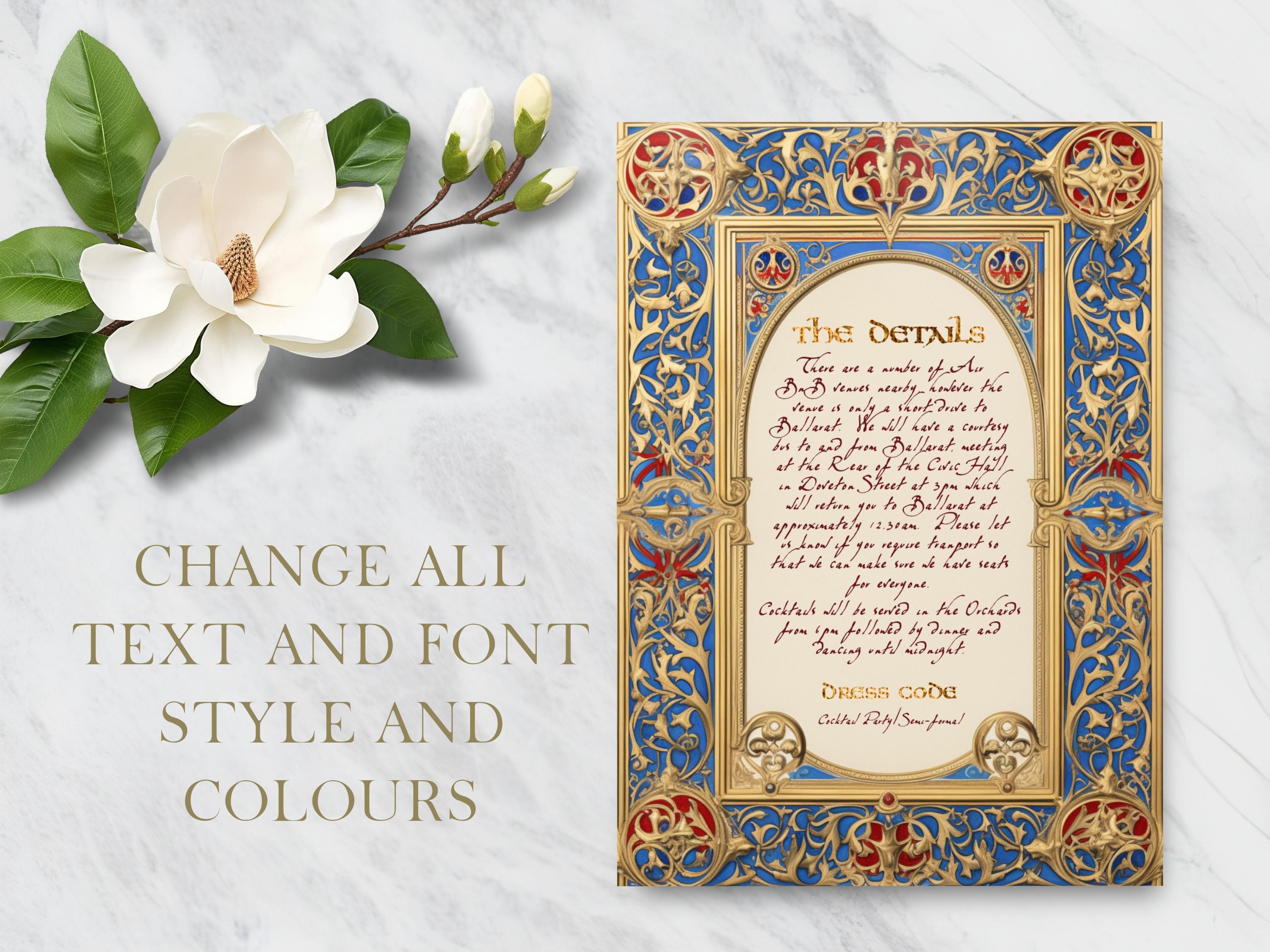 Medieval Wedding Bundle INSTANT DOWNLOAD Middle Ages Style - Etsy