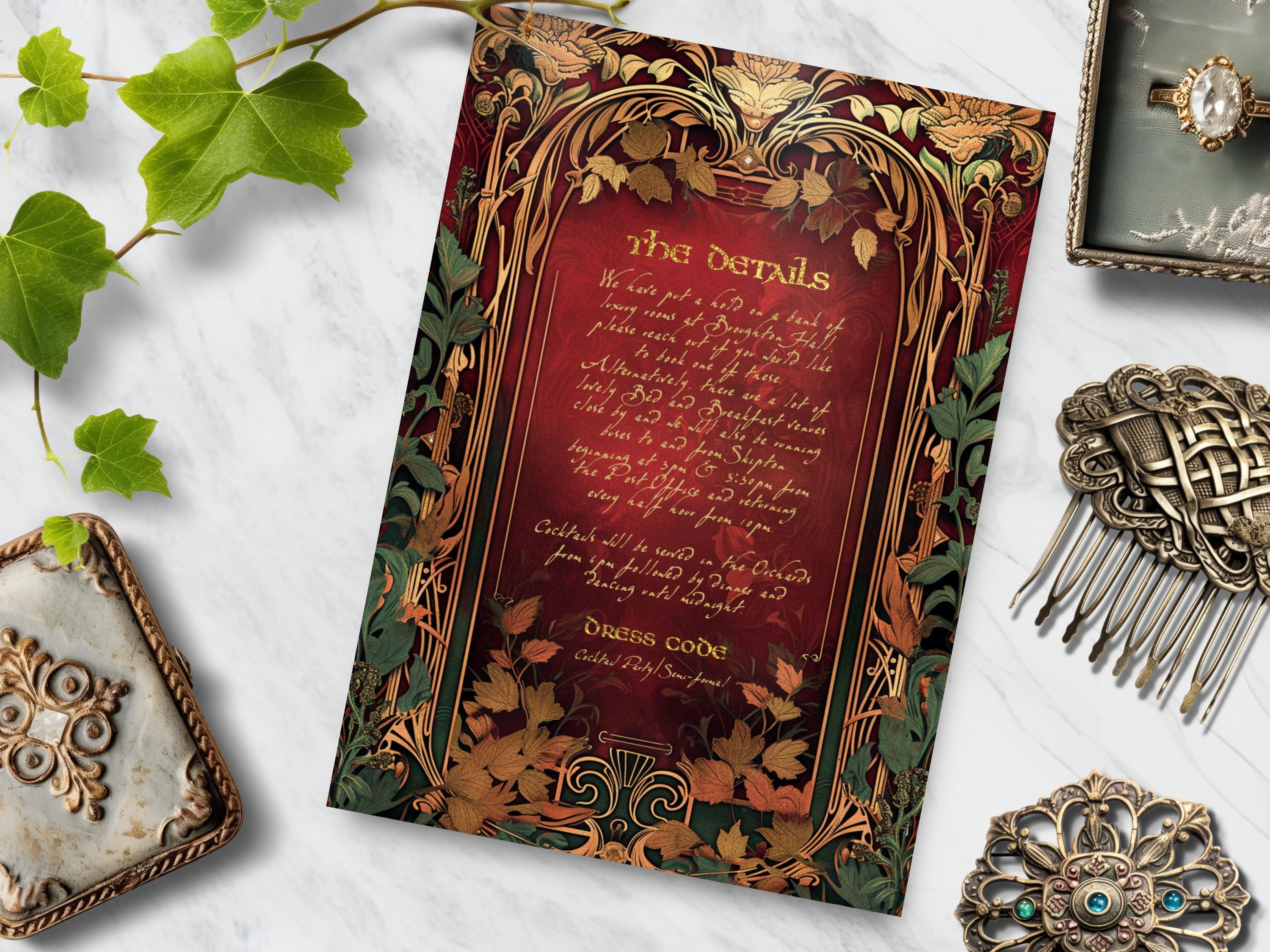 Medieval Wedding Invitation Bundle, INSTANT DOWNLOAD, Middle Ages ...