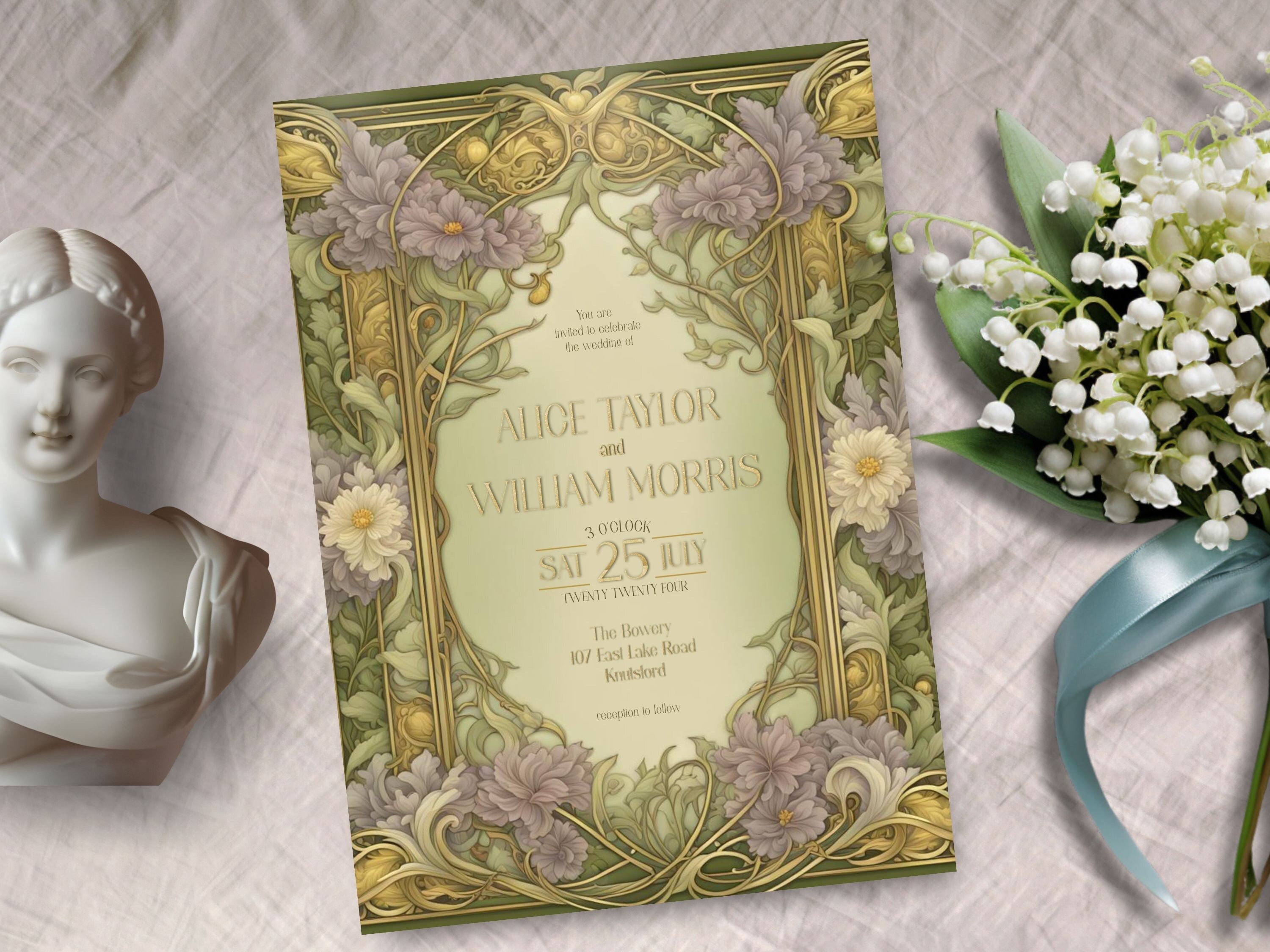 Art Nouveau Wedding Bundle, INSTANT DOWNLOAD, Art Deco, Victorian ...