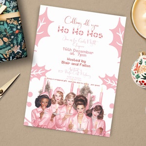 Christmas Party, Friendsmas, INSTANT DOWNLOAD, Christmas Cocktail ...