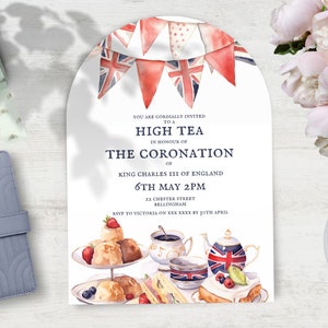 Editable Coronation Party Invitation INSTANT DOWNLOAD, Invite for King ...