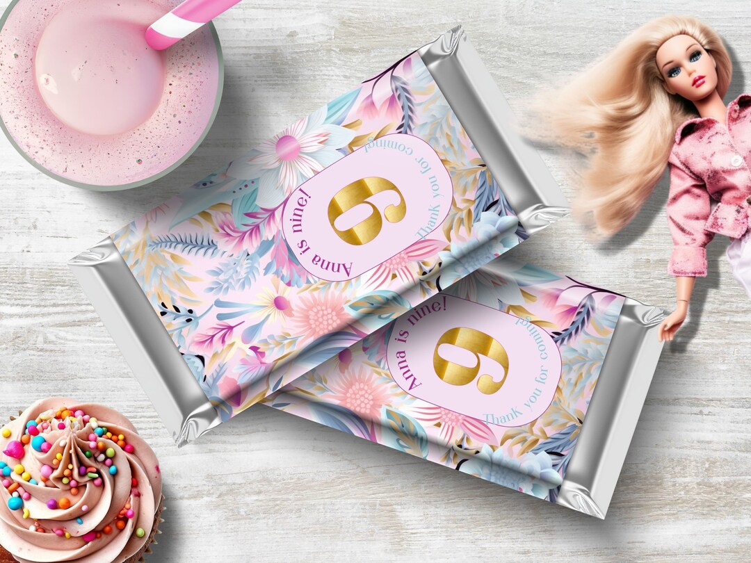 Chocolate Wrapper, INSTANT DOWNLOAD, Printable Chocolate Wrapper ...