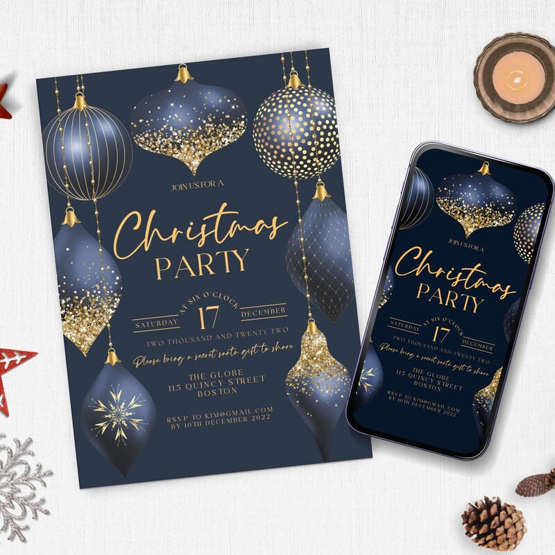 Christmas Invites - Etsy